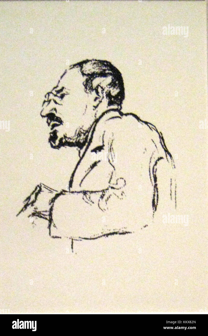 A portrait of P.P. Ryabushinsky, created by artist Artsybushev ...