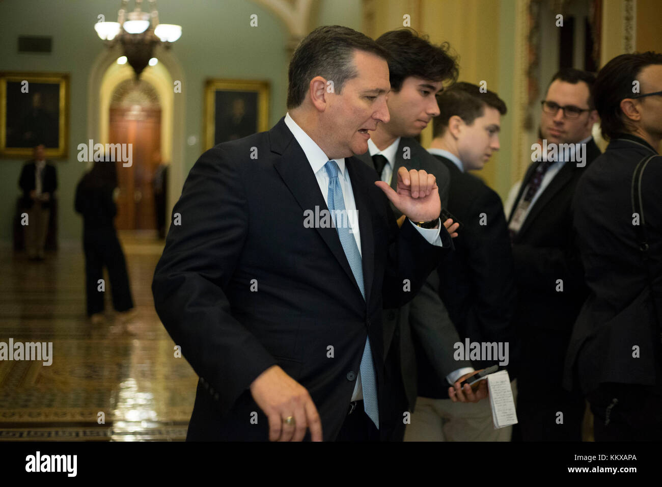 United States Senator Ted Cruz (Republican of Texas) walks from the US ...