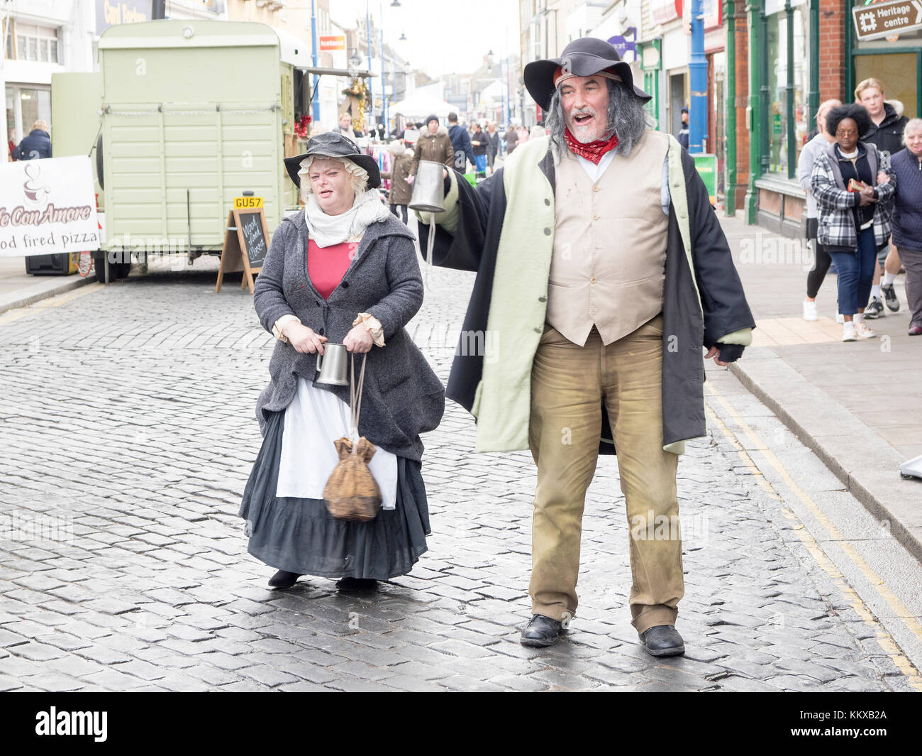Sheerness, Kent, UK. 2nd Dec, 2017. The high street in Sheerness was ...