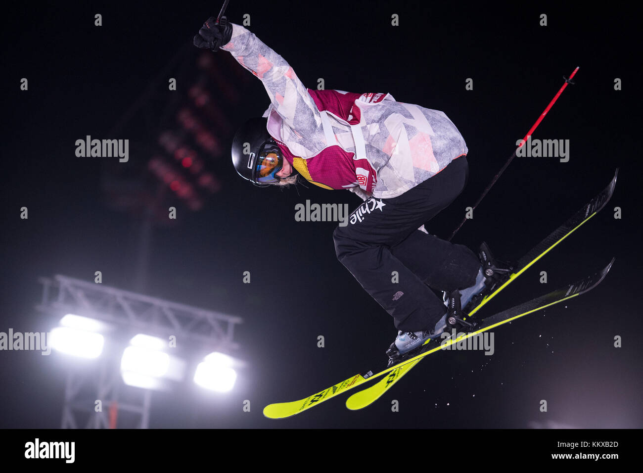 Moenchengladbach, Germany. 1st Dec, 2017. Domunique Ohaco of Chile in ...