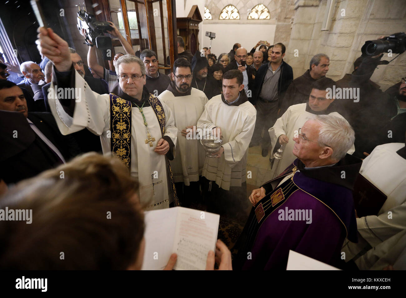 Bethlehem, West Bank, Palestinian Territory. 2nd Dec, 2017. Custodian ...