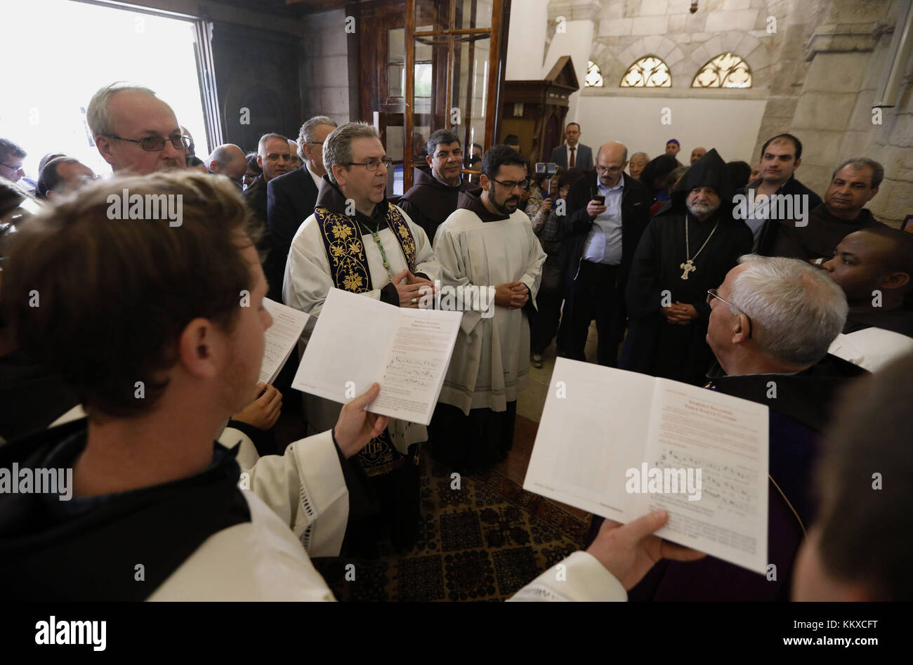 Bethlehem, West Bank, Palestinian Territory. 2nd Dec, 2017. Custodian ...