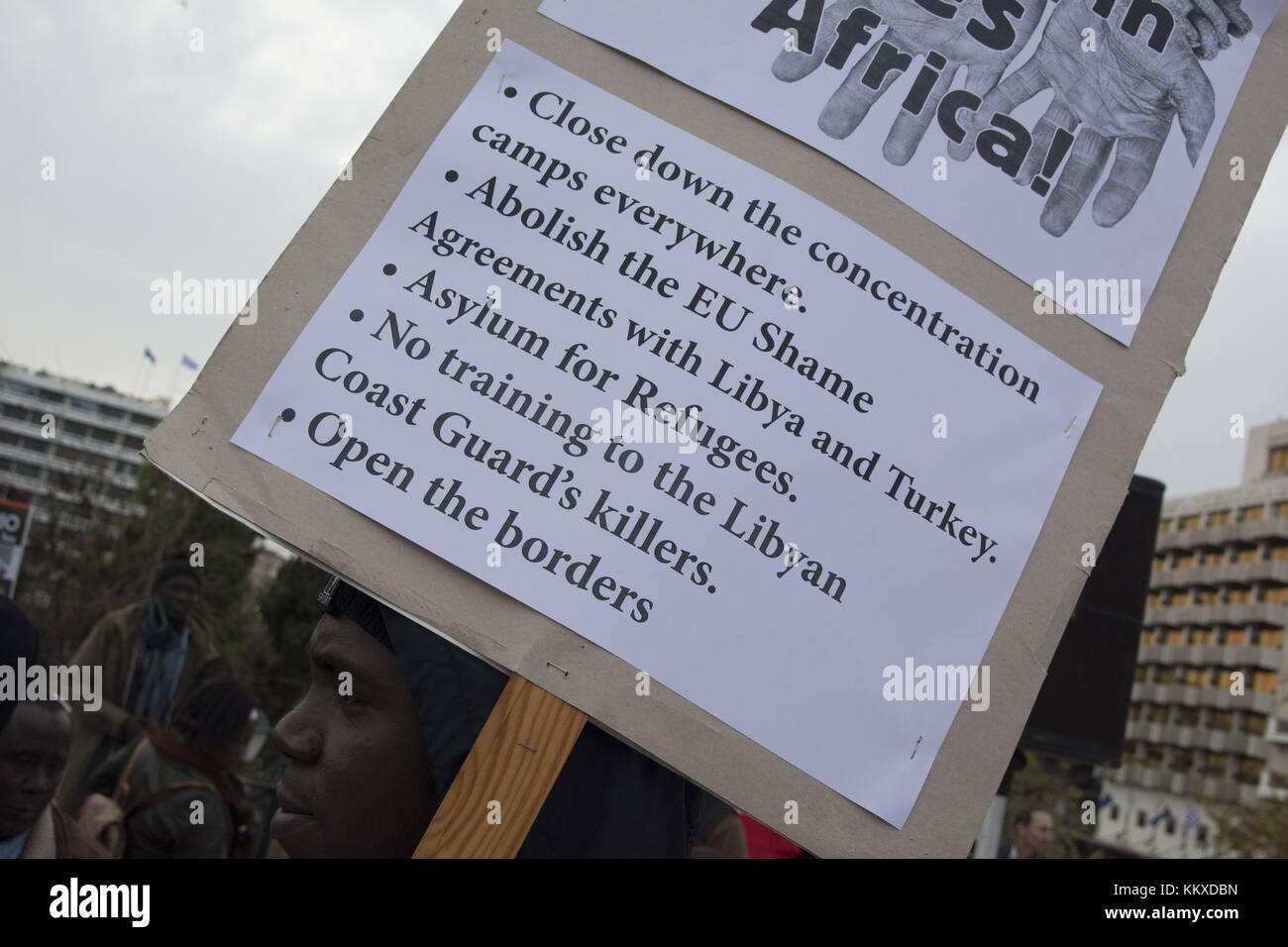 Athens, Greece. 2nd Dec, 2017. Protesters shout slogans against ...