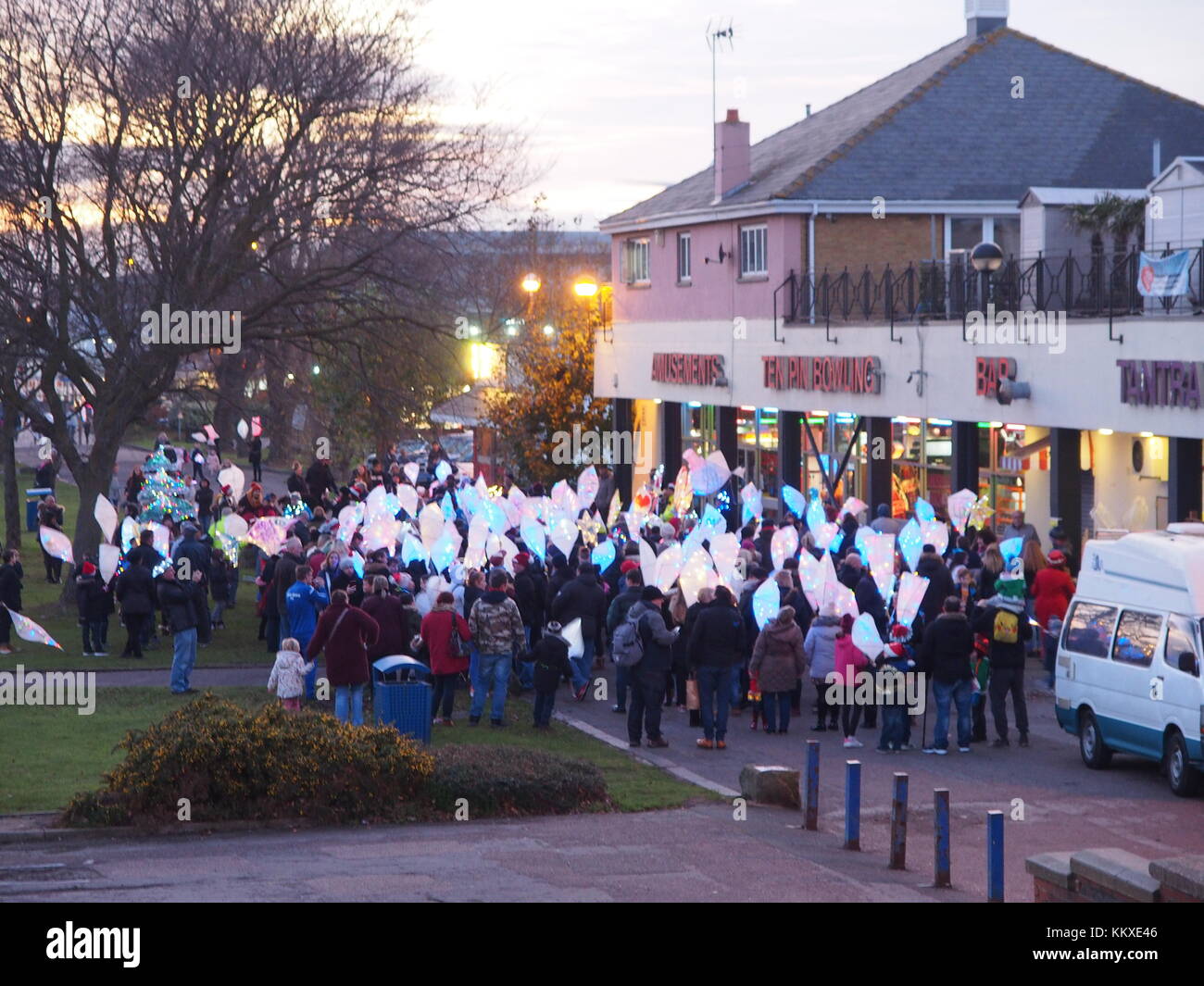 Sheerness, Kent, UK. 2nd Dec, 2017. Sheerness high street was filled ...