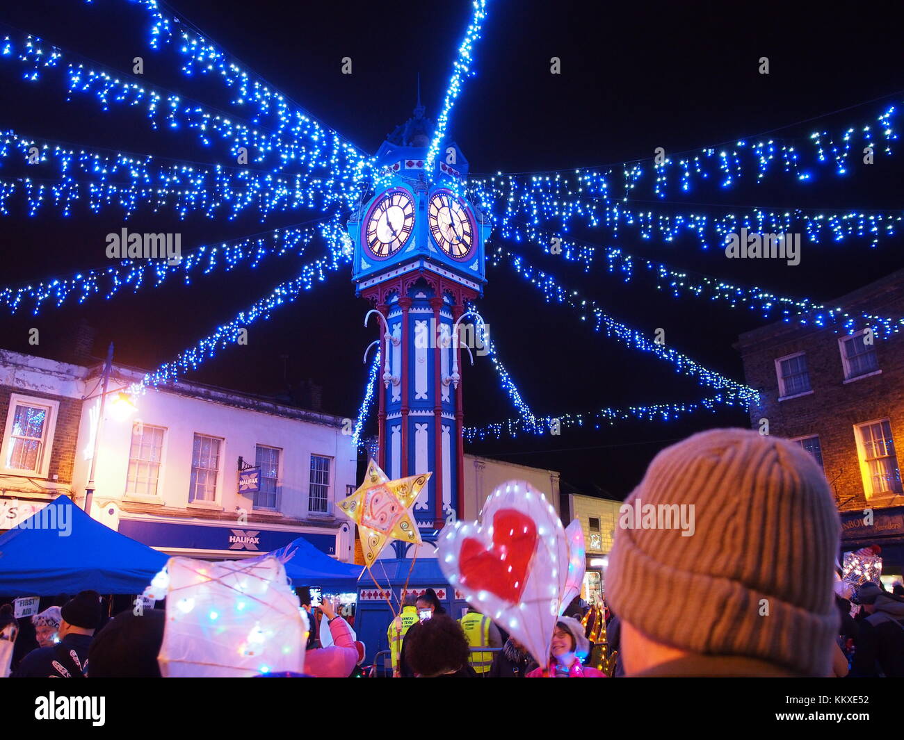 Sheerness, Kent, UK. 2nd Dec, 2017. Sheerness high street was filled ...
