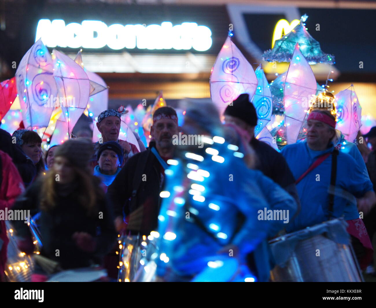 Sheerness, Kent, UK. 2nd Dec, 2017. Sheerness high street was filled ...