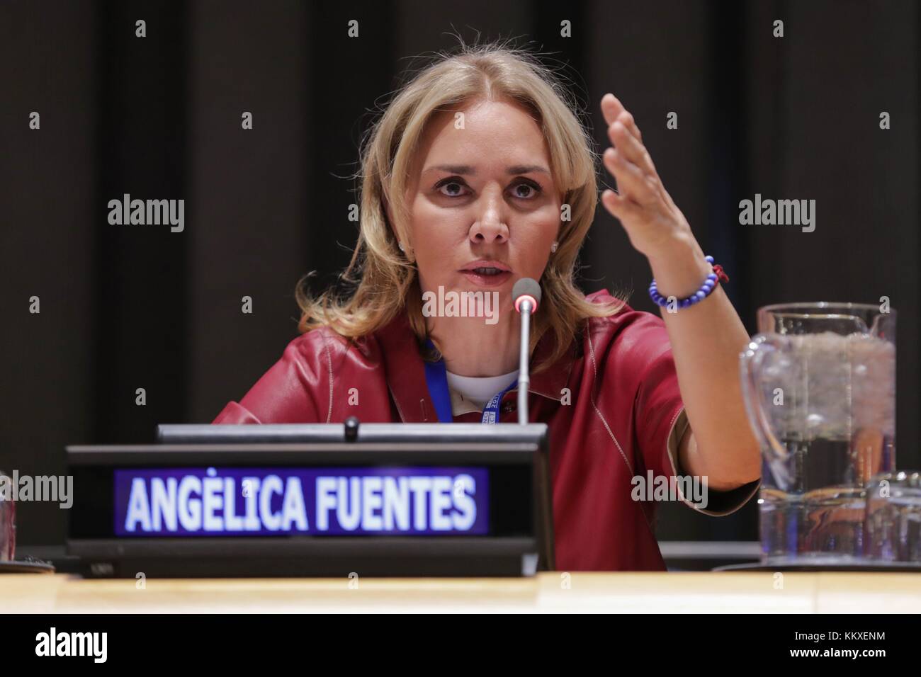 United Nations, New York, USA, December 01 2017 - Angelica Fuentes ...