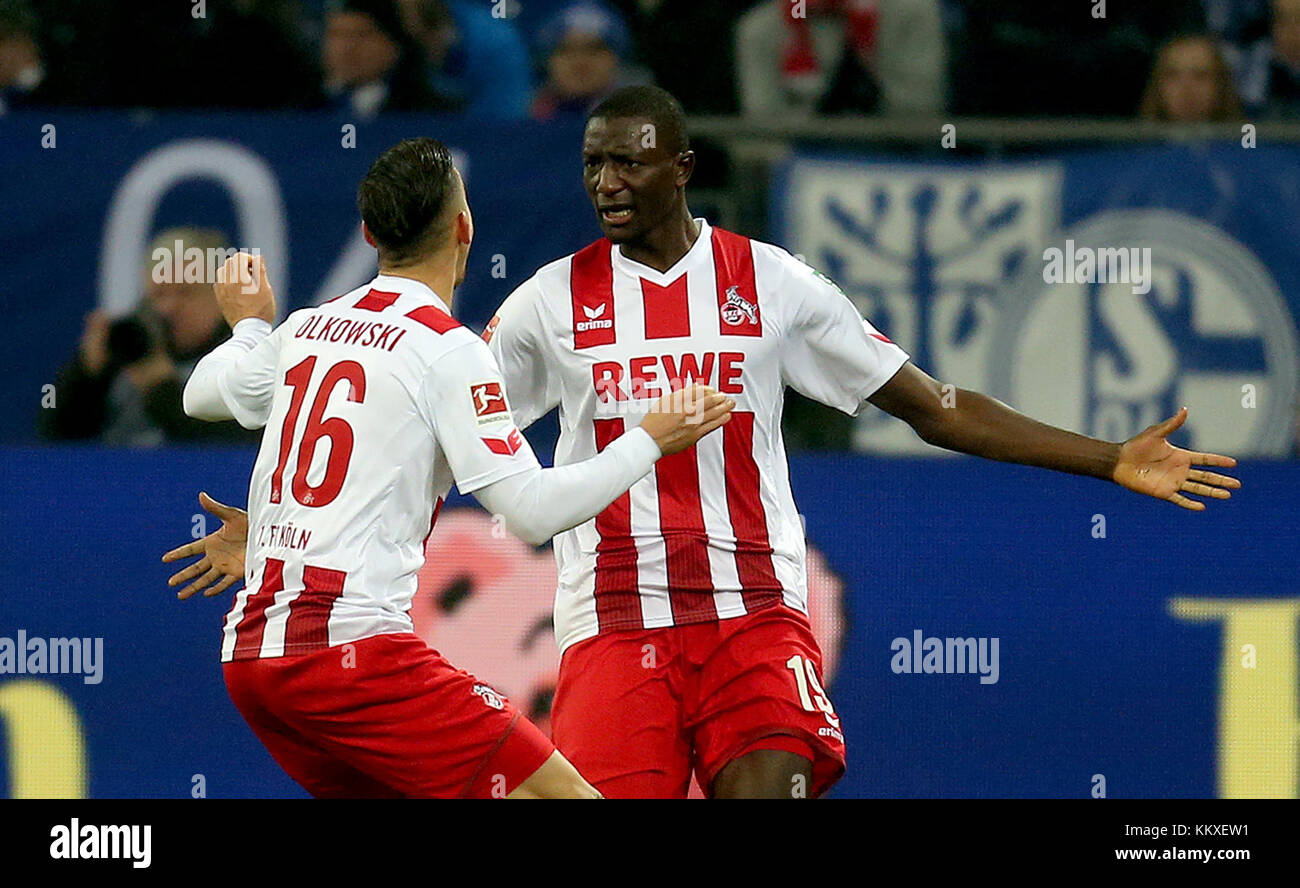 Gelsenkirchen, Germany. 2nd Dec, 2017. Yann Aurel Bisseck, Pawel ...