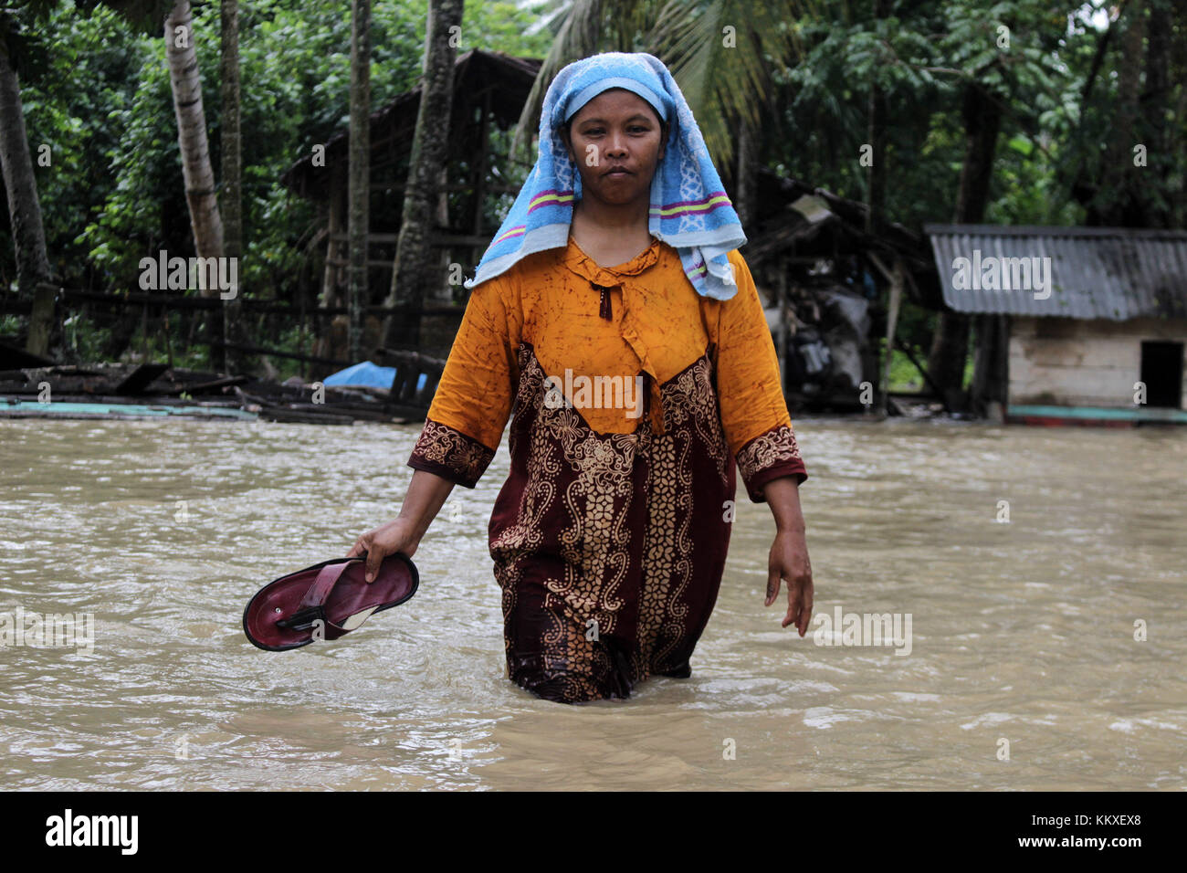 Aceh Utara, Aceh, Indonesia. 2nd Dec, 2017. A local woman seen in the ...
