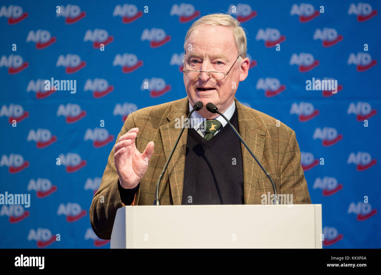Hanover, Germany. 2nd Dec, 2017. AfD parliamentary party leader ...