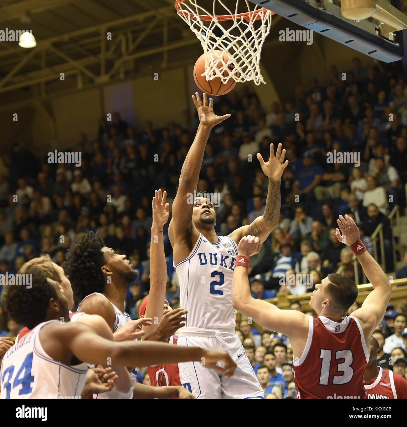 Durham, North Carolina, USA. 2nd Dec, 2017. GARY TRENT JR (2) of Duke ...