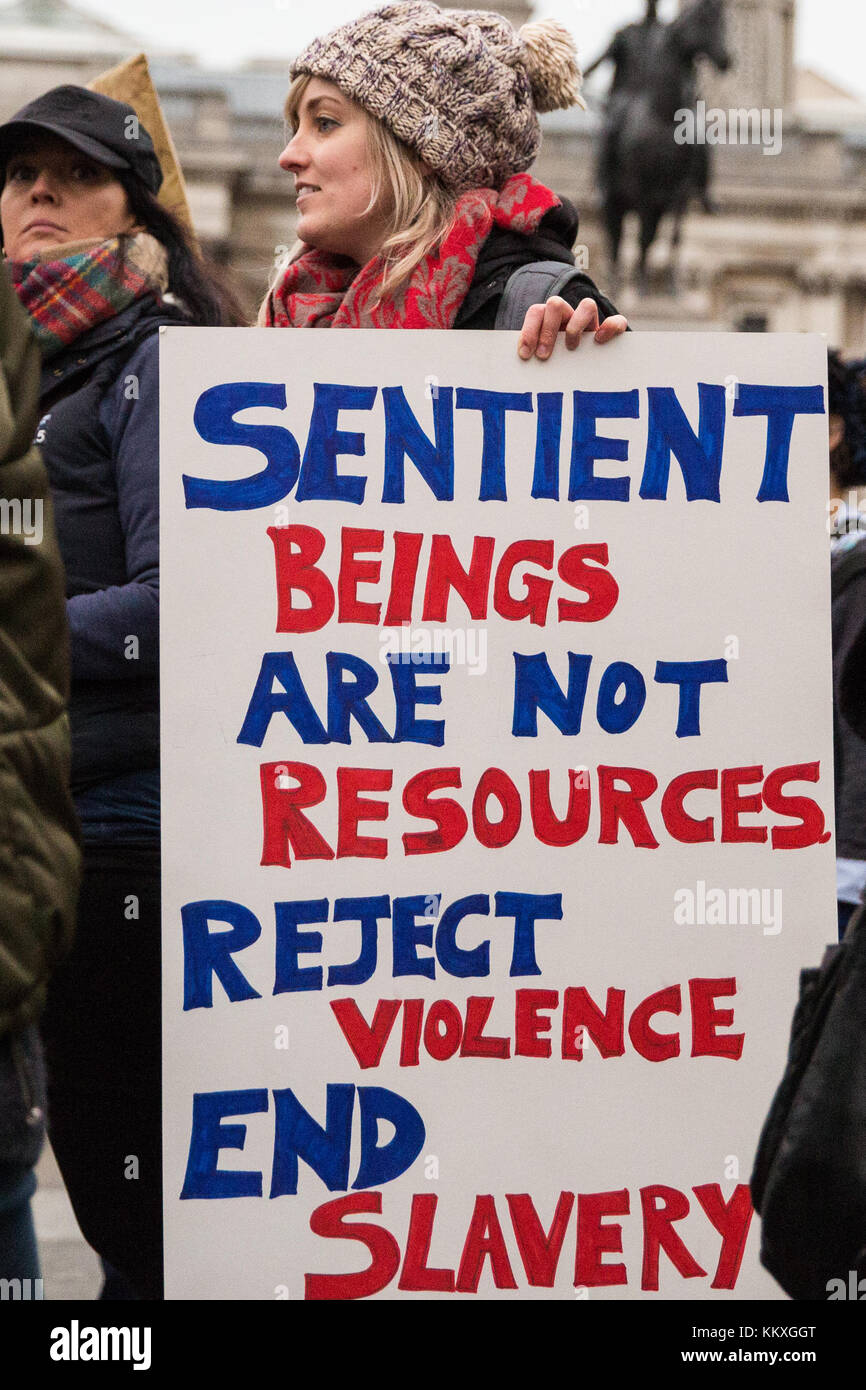 Portrait demonstrators animal rights hi-res stock photography and ...