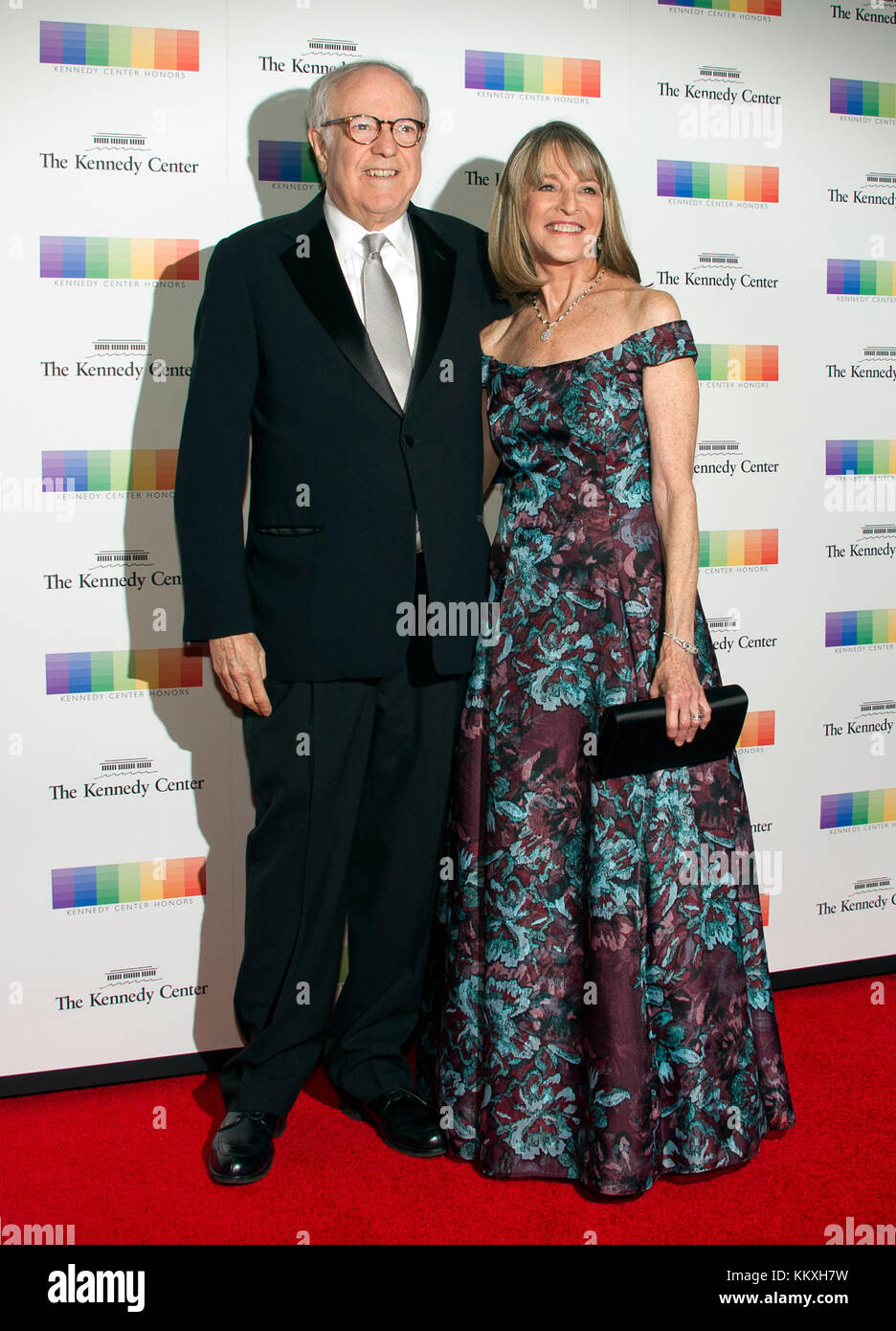 Robert Barnett and Rita Braver arrive for the formal Artist's Dinner ...
