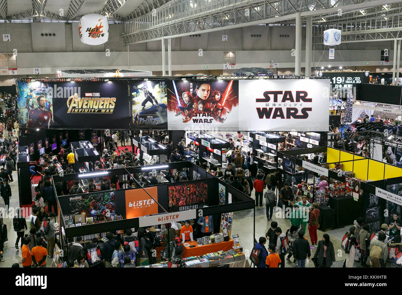 Visitors gather during the Tokyo Comic Con 2017 at Makuhari Messe ...