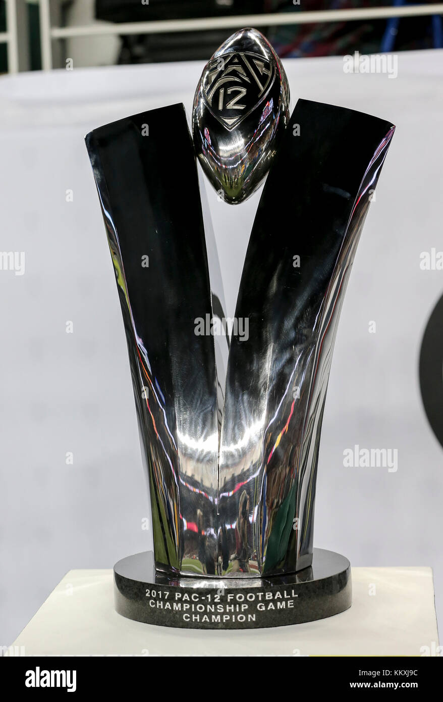 Santa Clara, United States. 01st Dec, 2017. The winner's trophy on ... Santa Clara, United States. 01st Dec, 2017. The winner's trophy on ...
