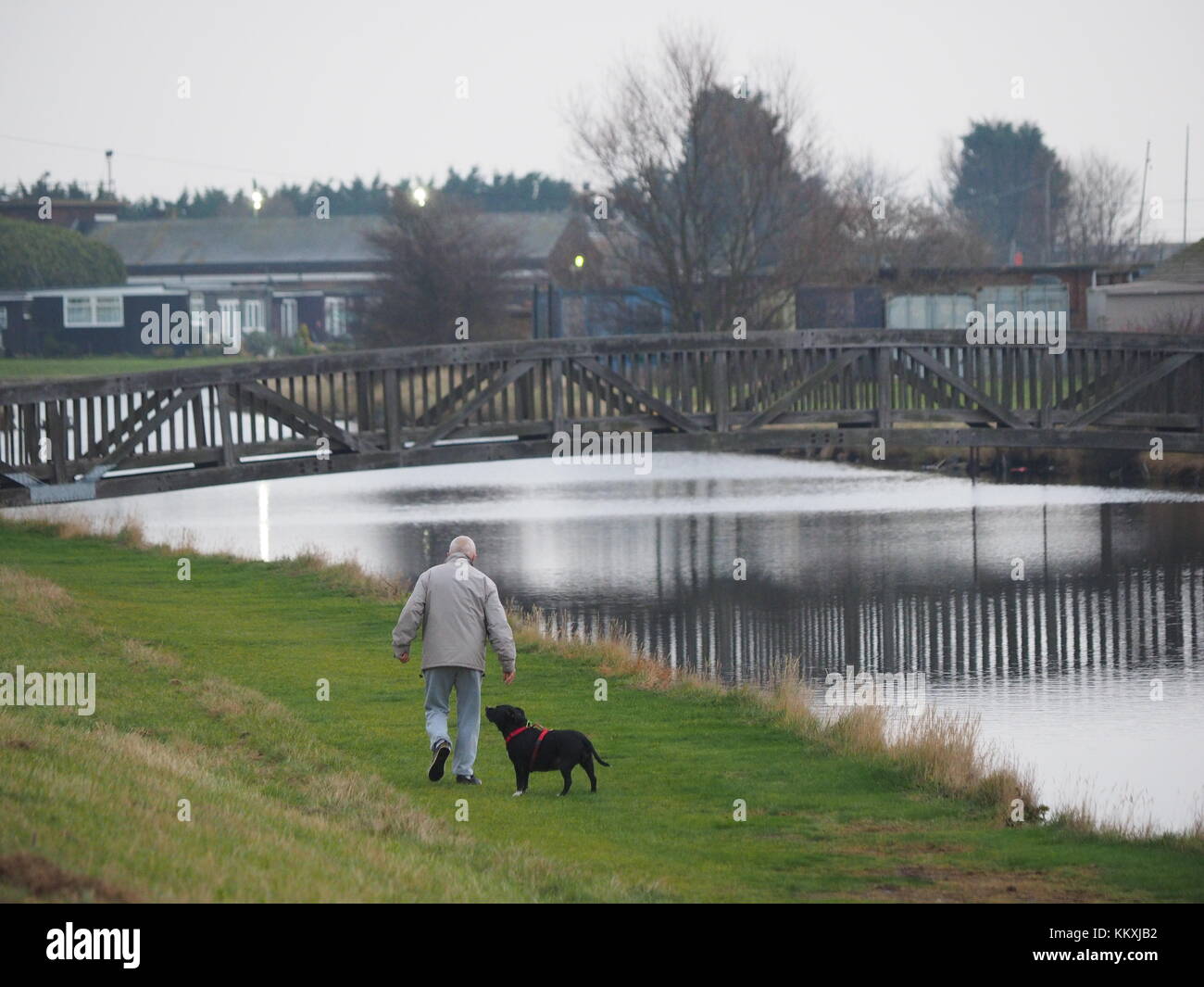 Sheerness, Kent, UK. 3rd Dec, 2017. UK Weather: an overcast cast and ...