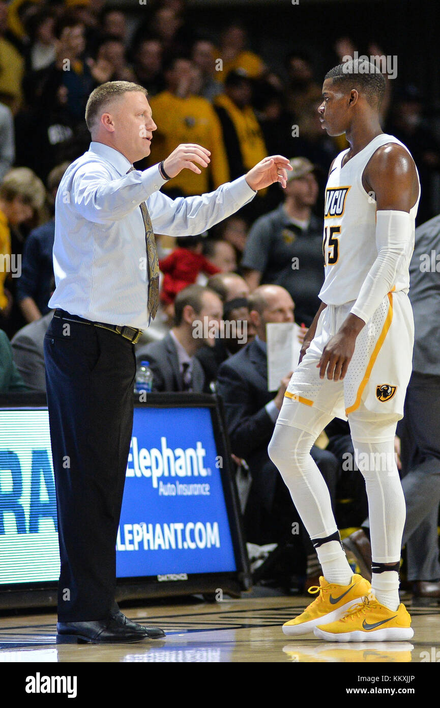 Richmond, Virginia, USA. 2nd Dec, 2017. VCU Head Coach MIKE RHOADES ...
