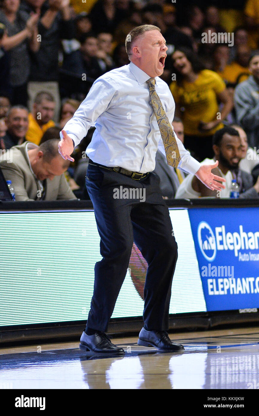 Richmond, Virginia, USA. 2nd Dec, 2017. VCU Head Coach MIKE RHOADES ...