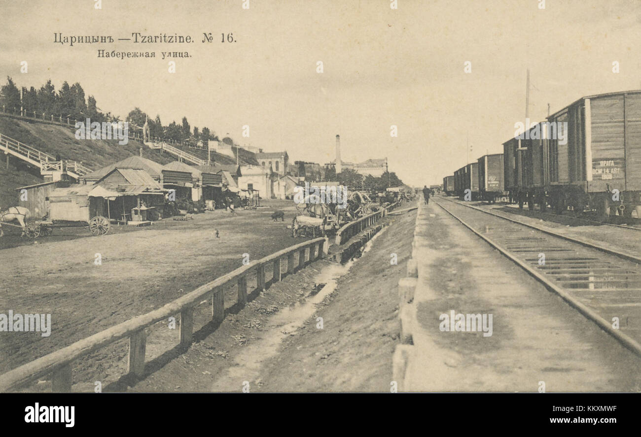 Historical image of Tsaritsyn (now Volgograd), capturing its early 20th ...