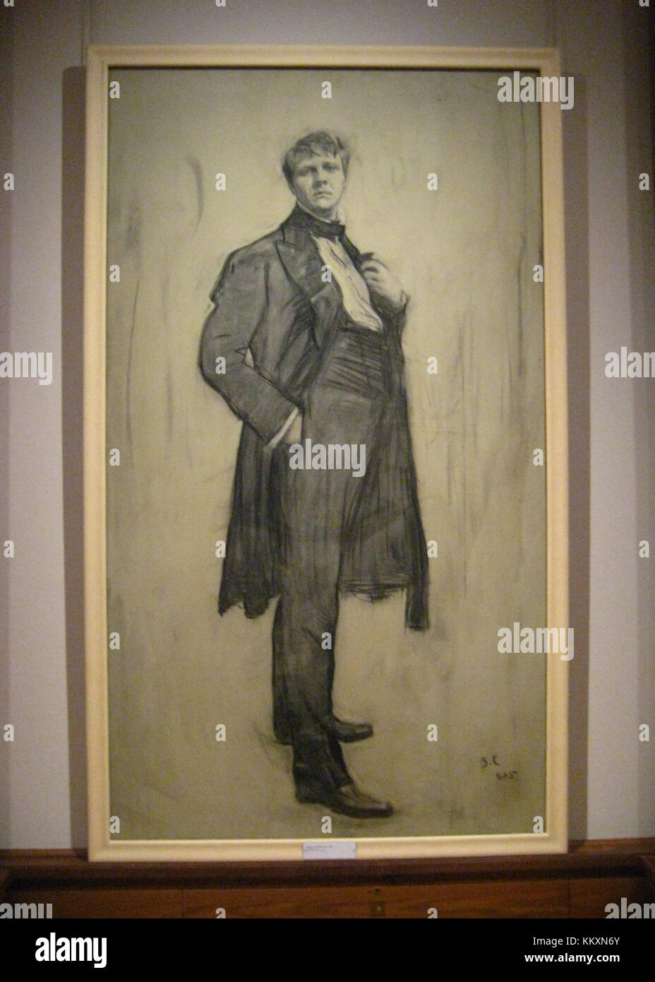 A portrait of Russian opera singer Feodor Shalyapin painted by Ilya ...