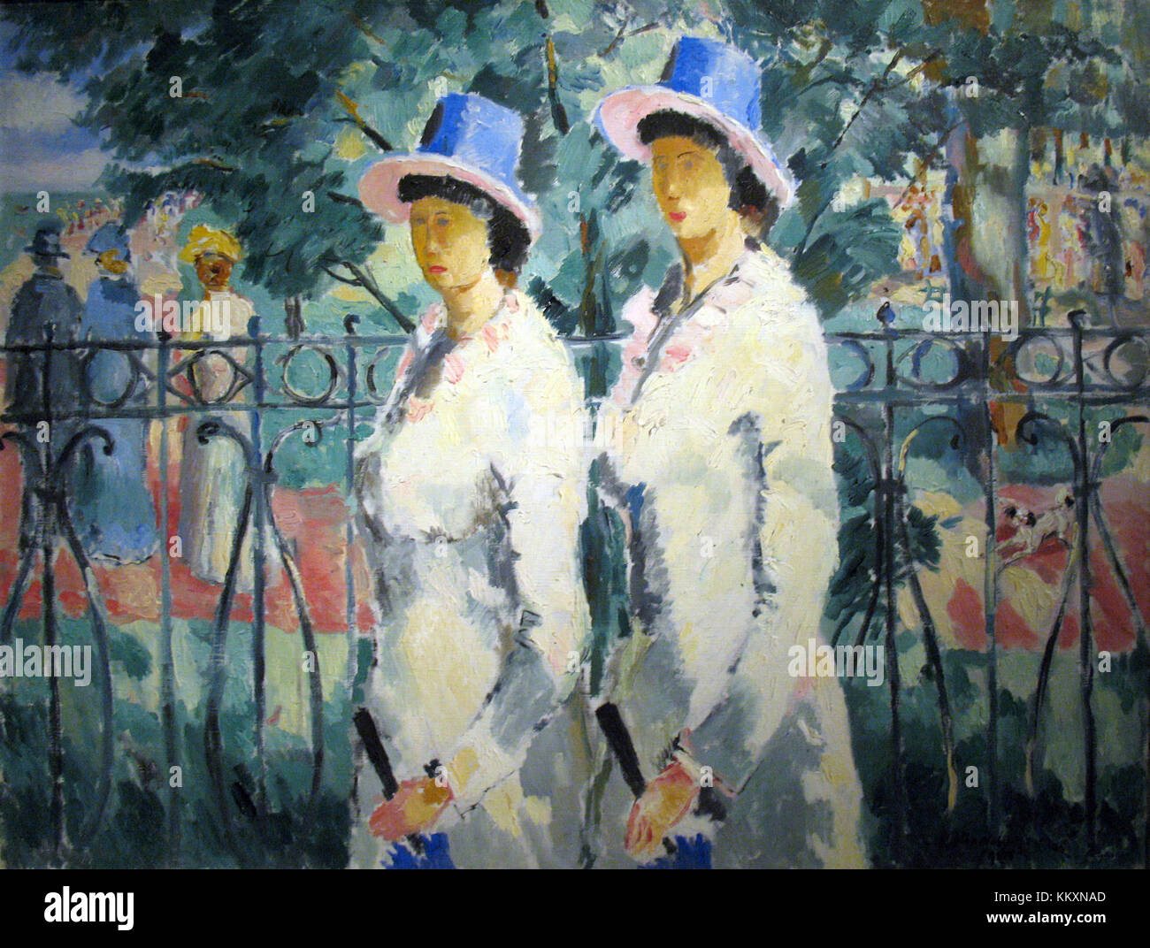 This 1930 work by Kazimir Malevich titled Schwestern is part of the ...