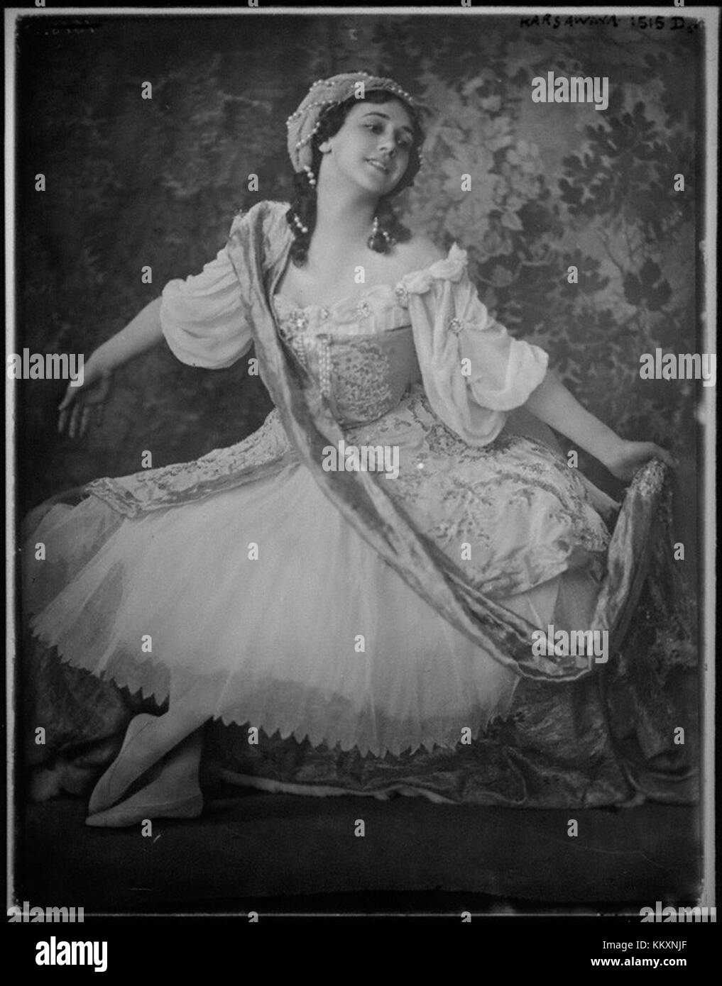 This image portrays Tamara Karsavina as Armide in the ballet *Pavillon ...