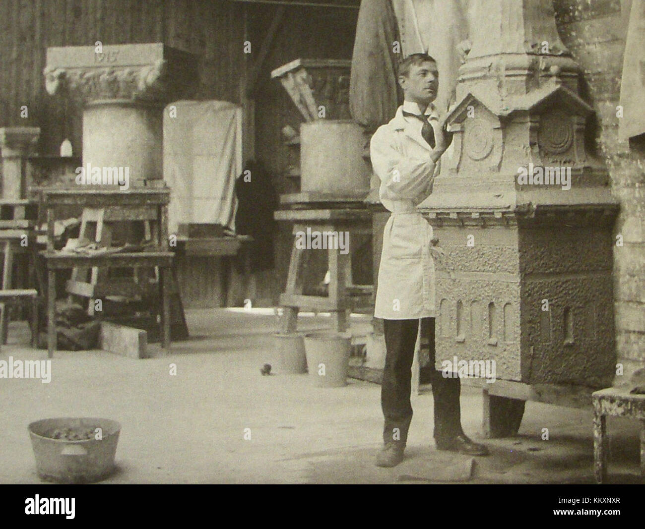 This image of Aron Sandberg, taken in 1916, likely represents a ...