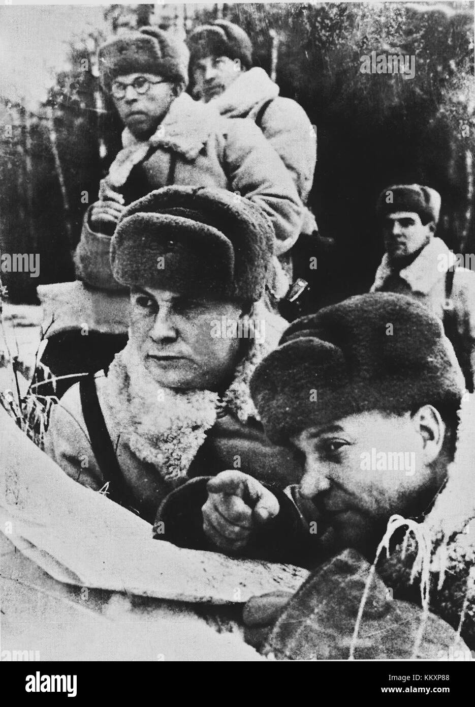 Alexander Lisyukov is seen at an observation post, likely during his ...