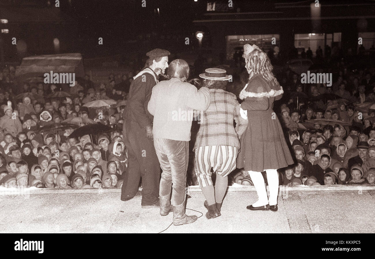 A historic photograph taken in 1961 of Dedek Mraz (Grandfather Frost ...