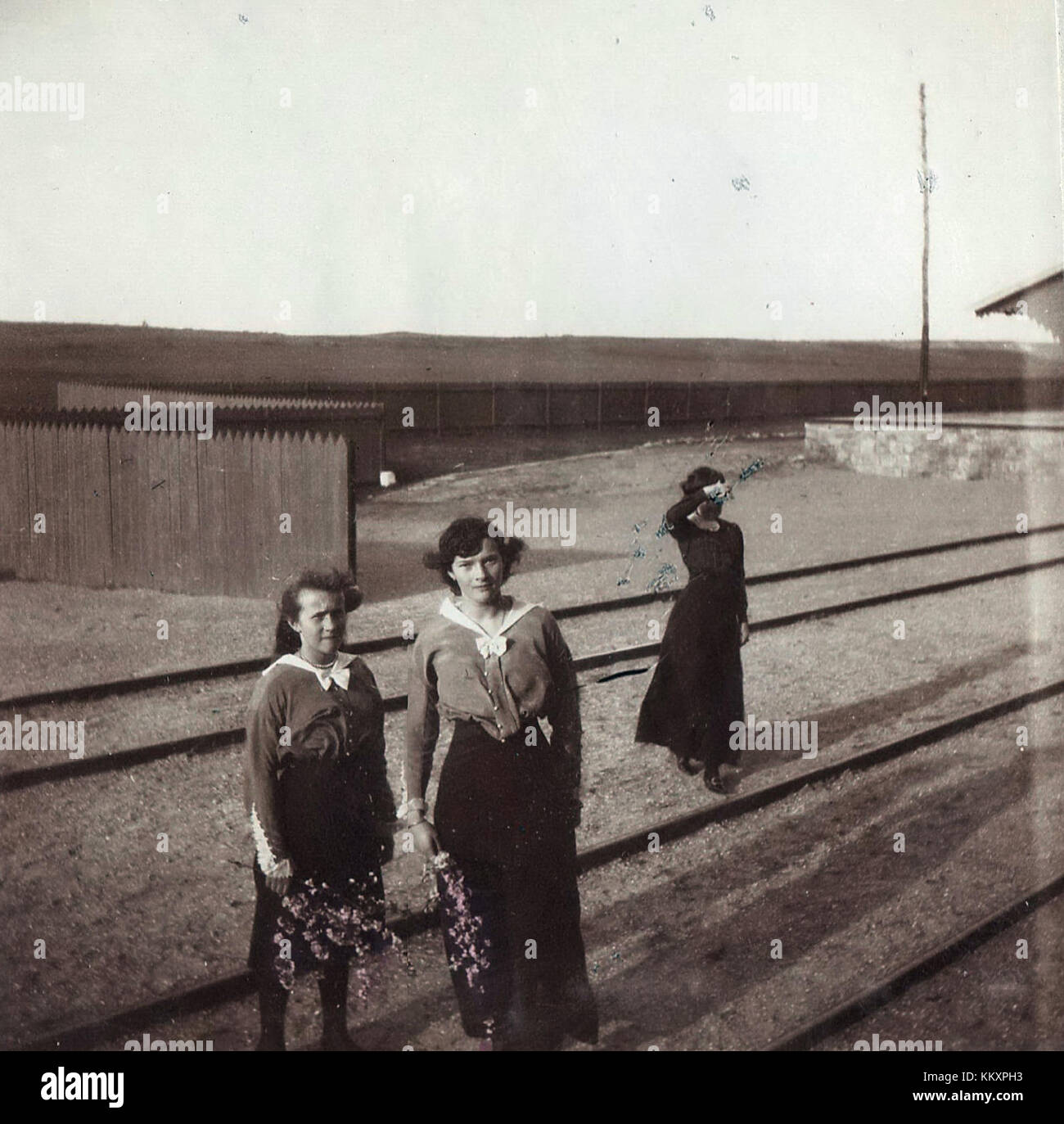 A photograph capturing a twig picking activity at the railway station ...