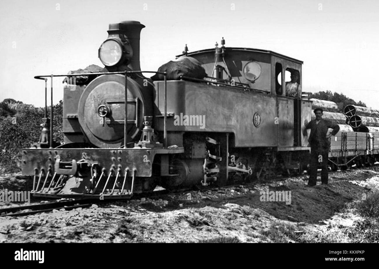 The CGR Type A 2-6-4T no. 31 is a historical steam locomotive, known ...