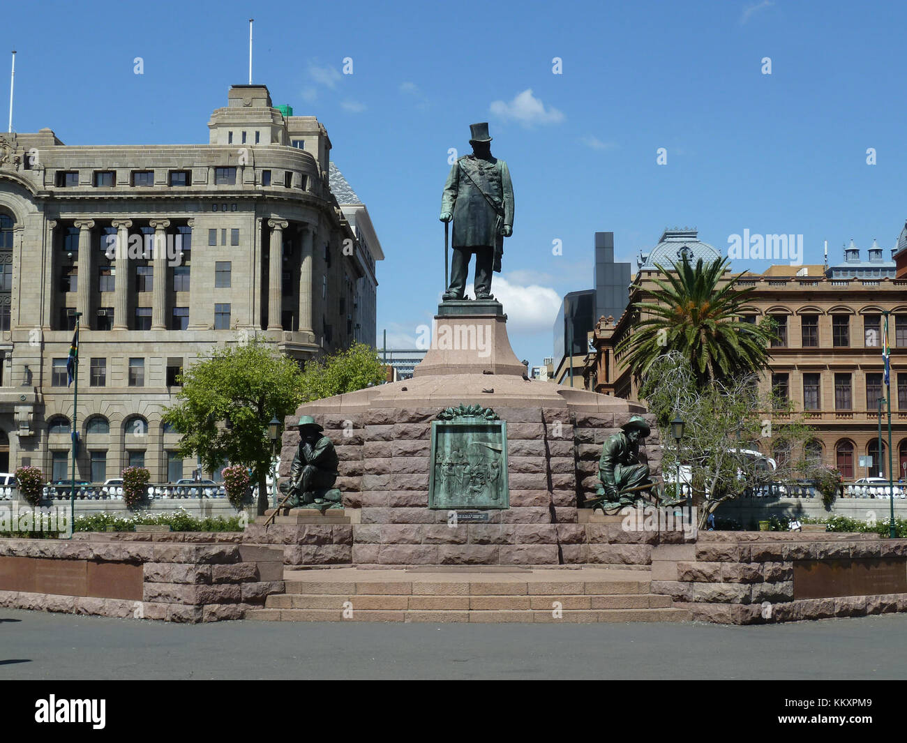 The Kruger Monument, located at Kerkplein in Pretoria, South Africa ...