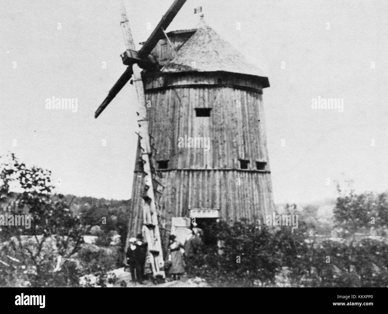 Balingsta Kvarn, a historic windmill built in 1921, located in Sweden ...