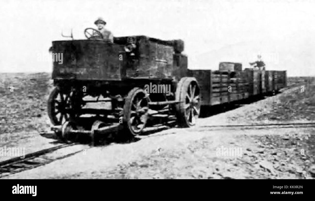The Dutton Road Rail Tractor prototype RR1501, a specialized vehicle ...