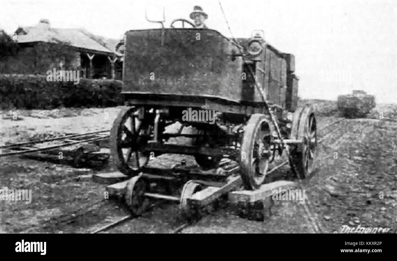 The Dutton Road Rail Tractor prototype no. RR1501 is a specialized ...
