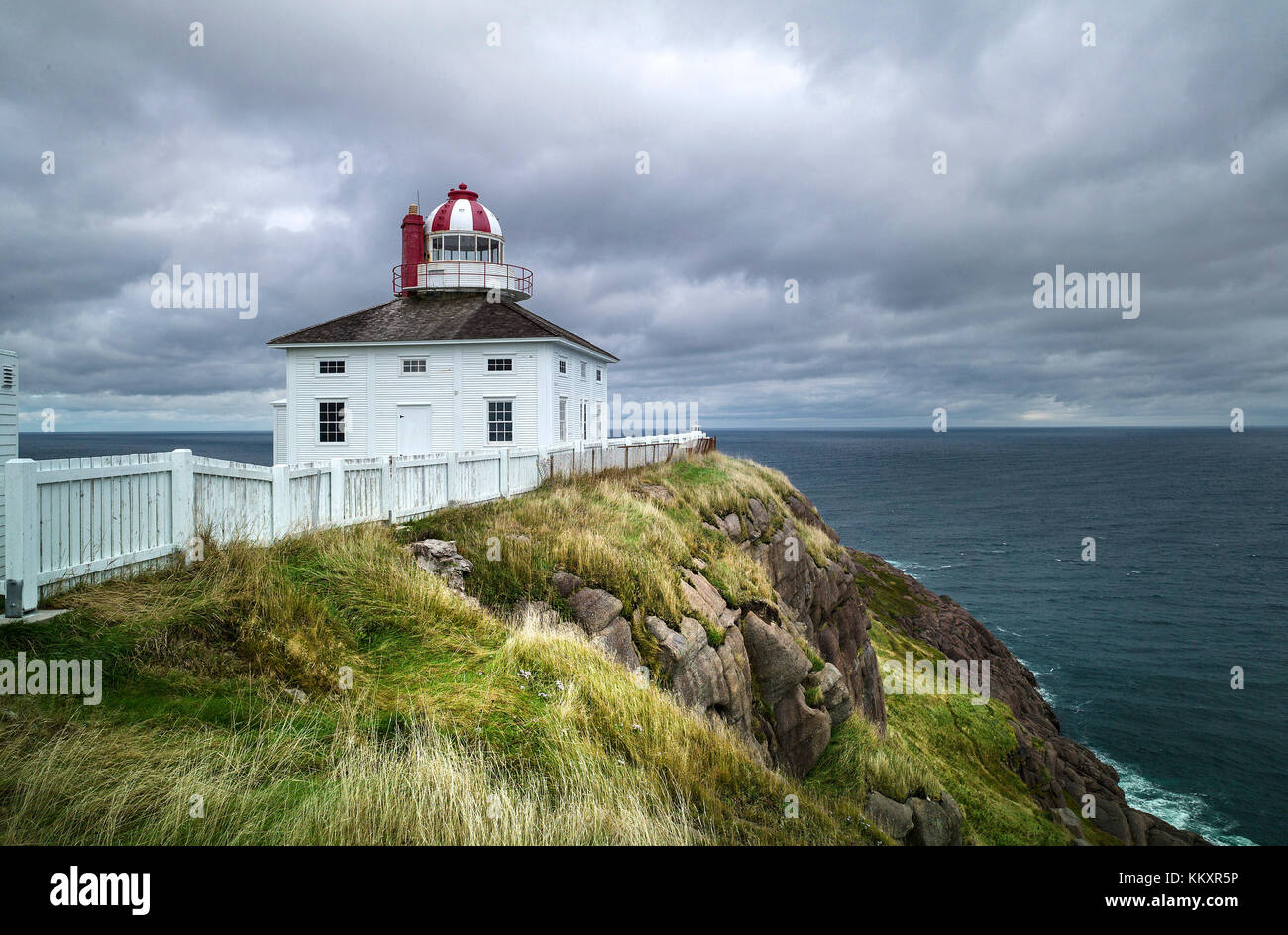 St. John's Newfoundland and Labrador, Canada Cape Spear Lighthouse a ...