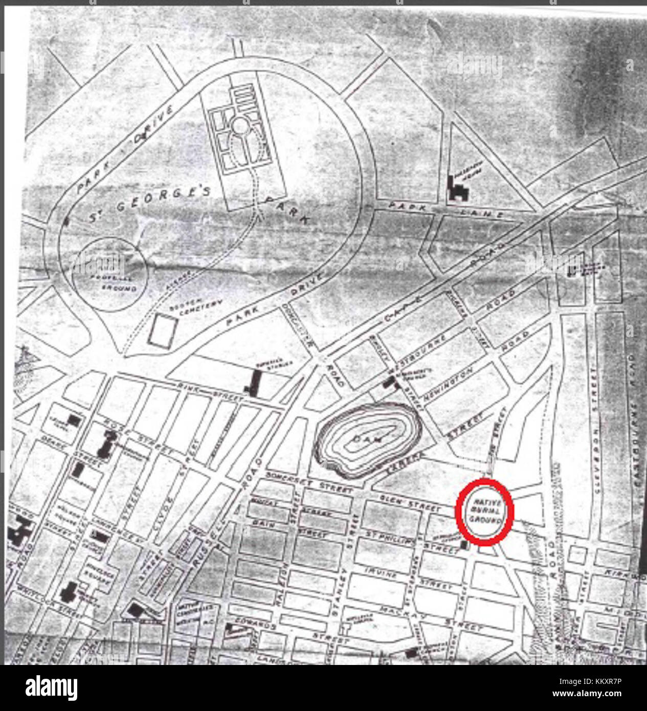 Map of elizabeth hi-res stock photography and images - Alamy