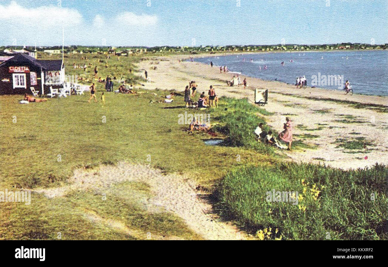 This image depicts Apelviken, a scenic area in Sweden during the 1960s ...