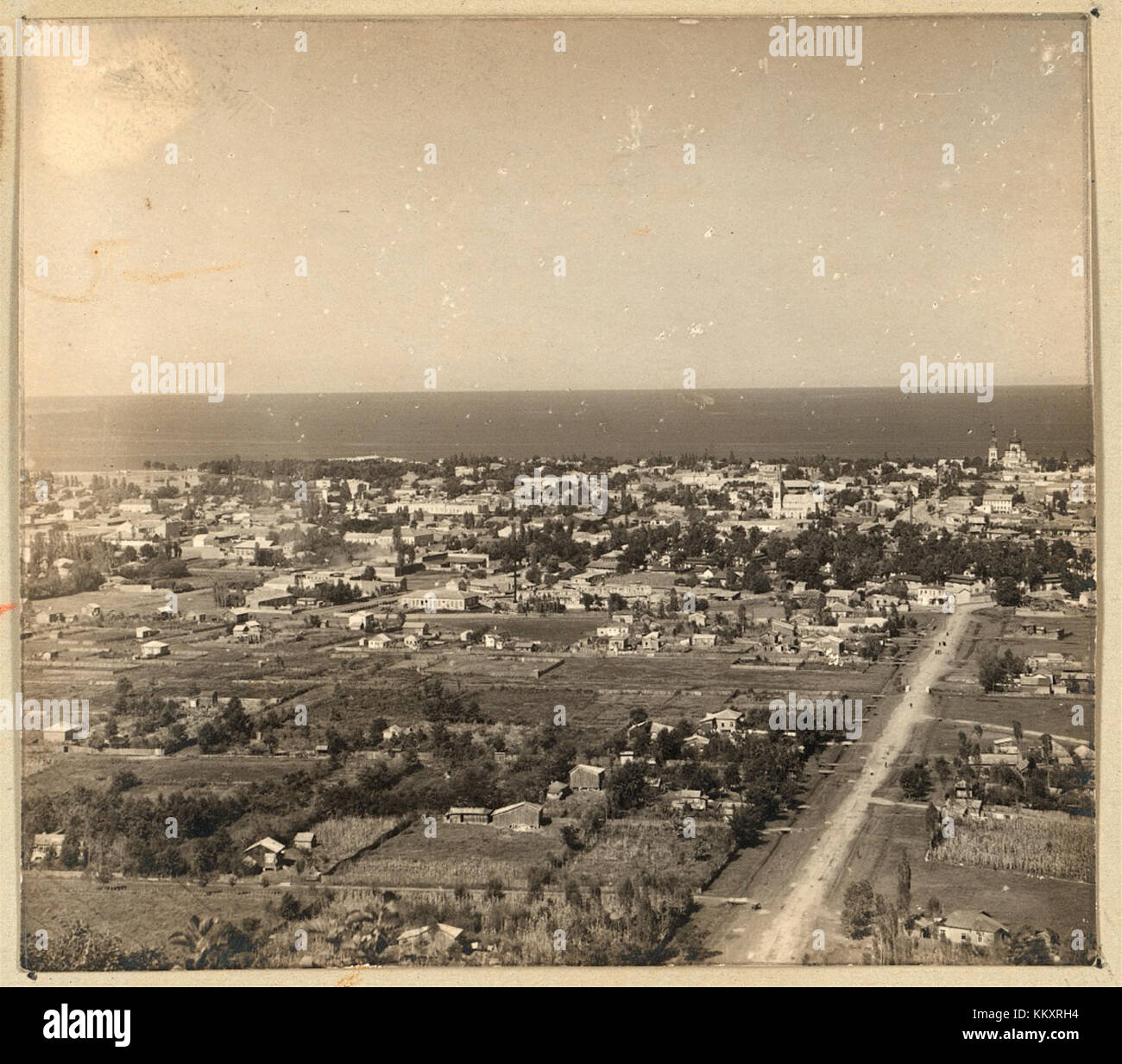 This early 20th-century view of Batum, now Batumi, Georgia, shows a ...