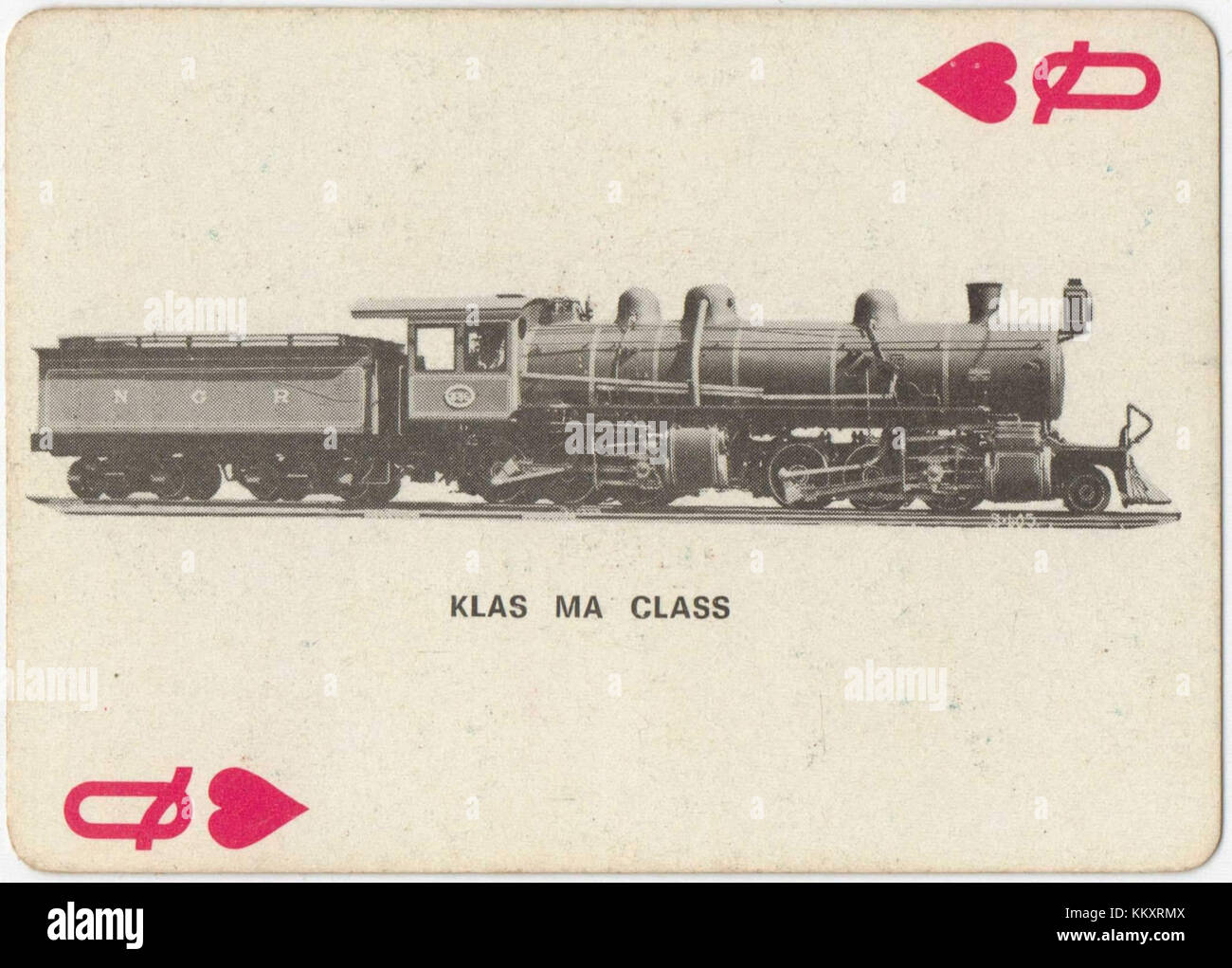 The *Class MA 336* set of playing cards was produced with a distinctive ...