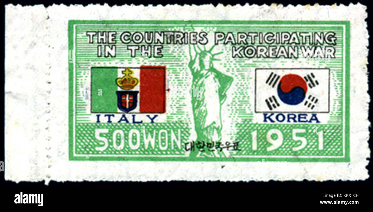 This 1951 South Korean 500-won coin features the Liberty design ...