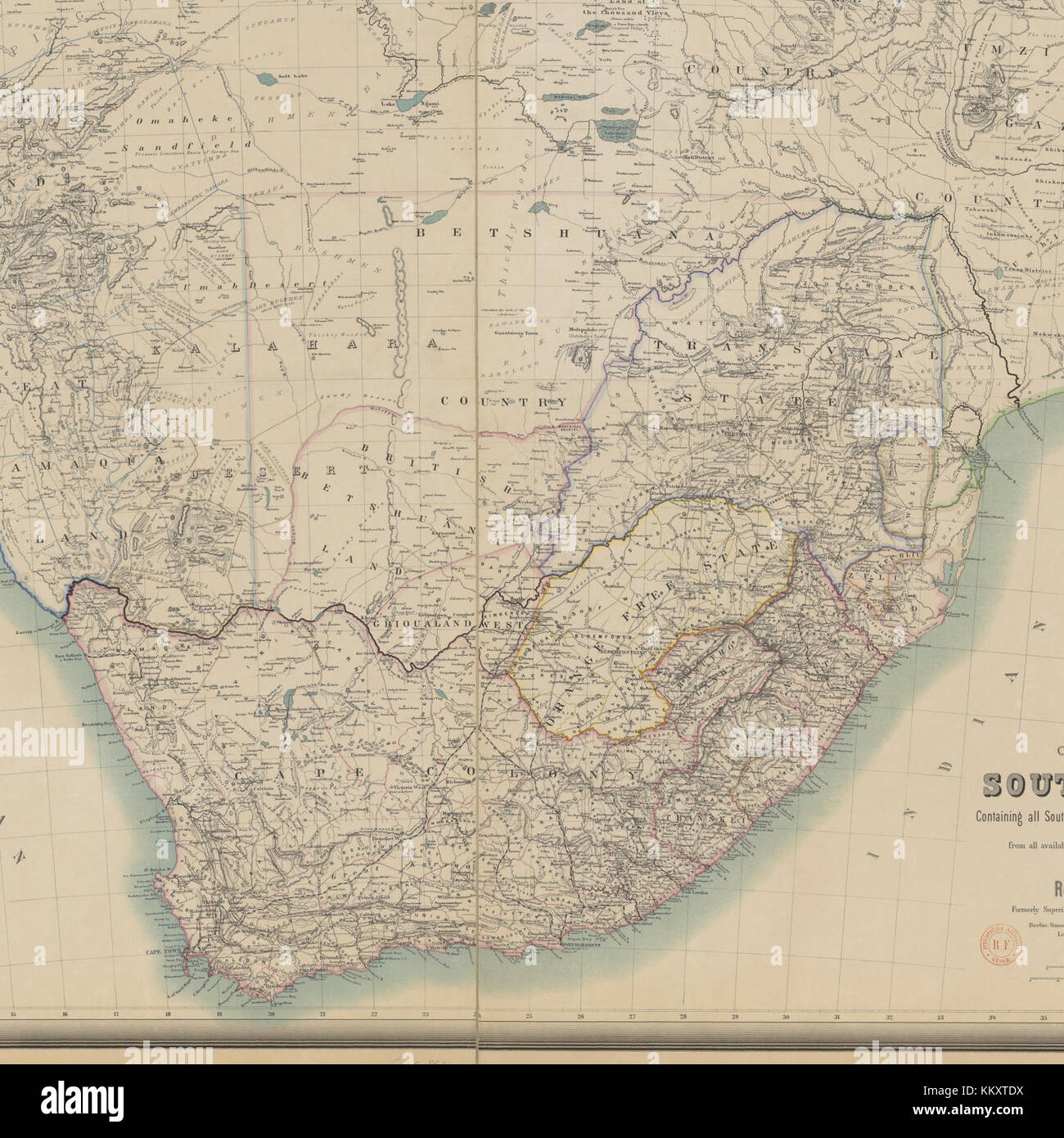 Atlas Map Of South Africa