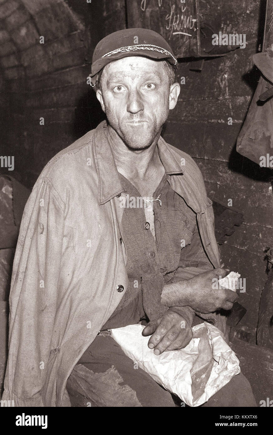 This photograph from 1958 depicts Rudnik Velenje, a significant coal ...