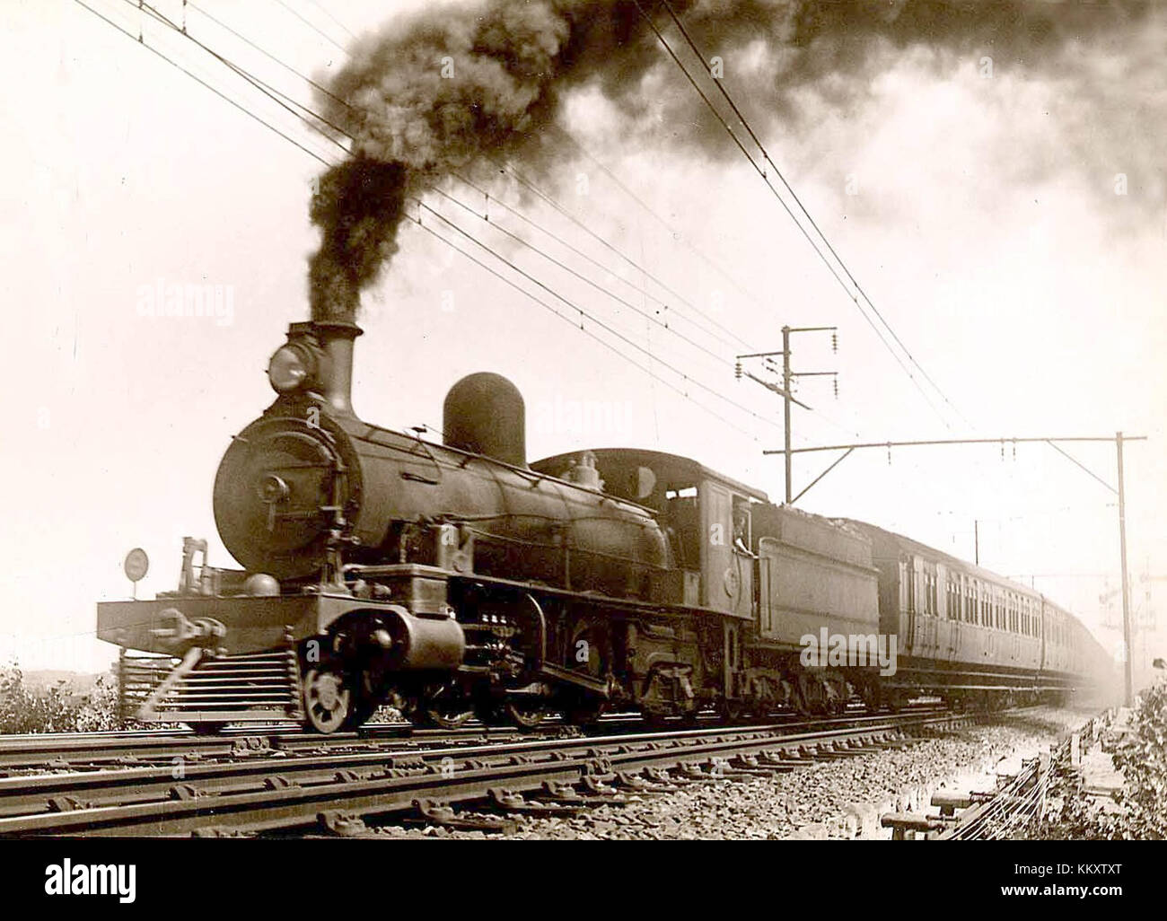 Two steam locomotives hi-res stock photography and images - Alamy