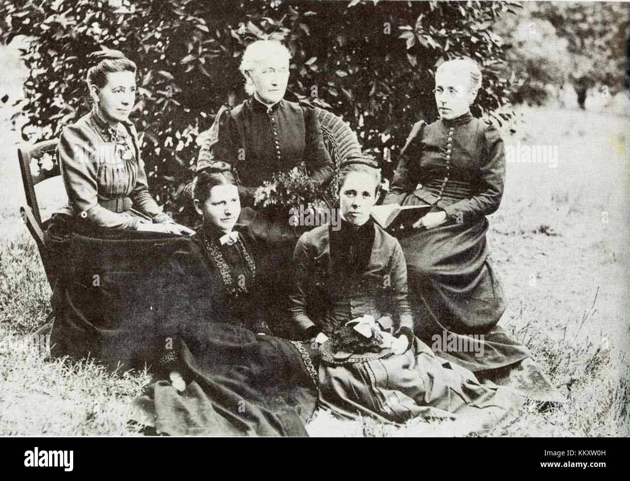 This photograph from 1891 shows a group of seminary teachers, including ...