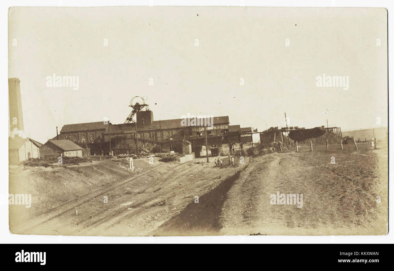 View of a pithead at Hughesovka, c.1907 Stock Photo - Alamy