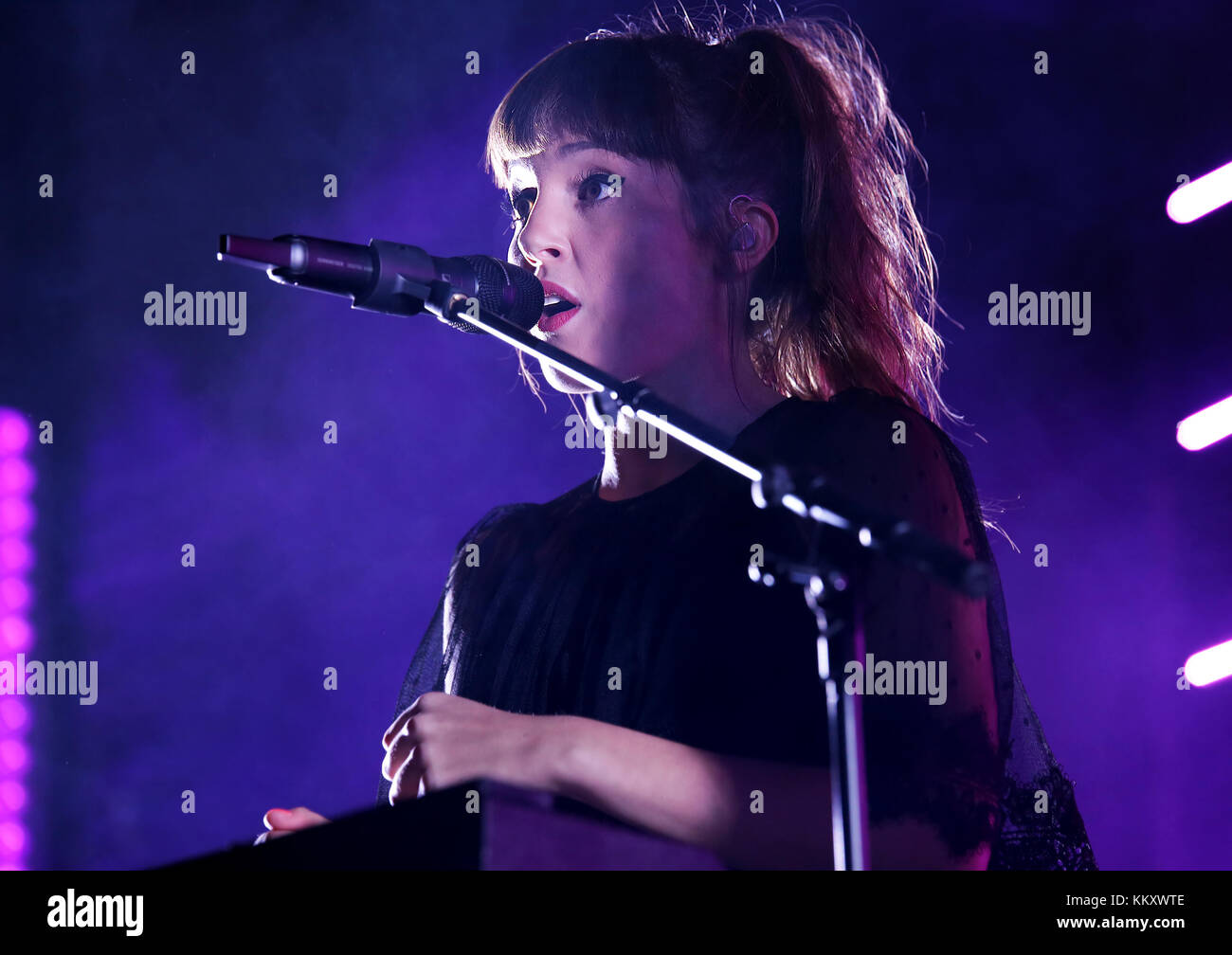 Oh Wonder performing at Manchester Academy Featuring: Oh Wonder ...