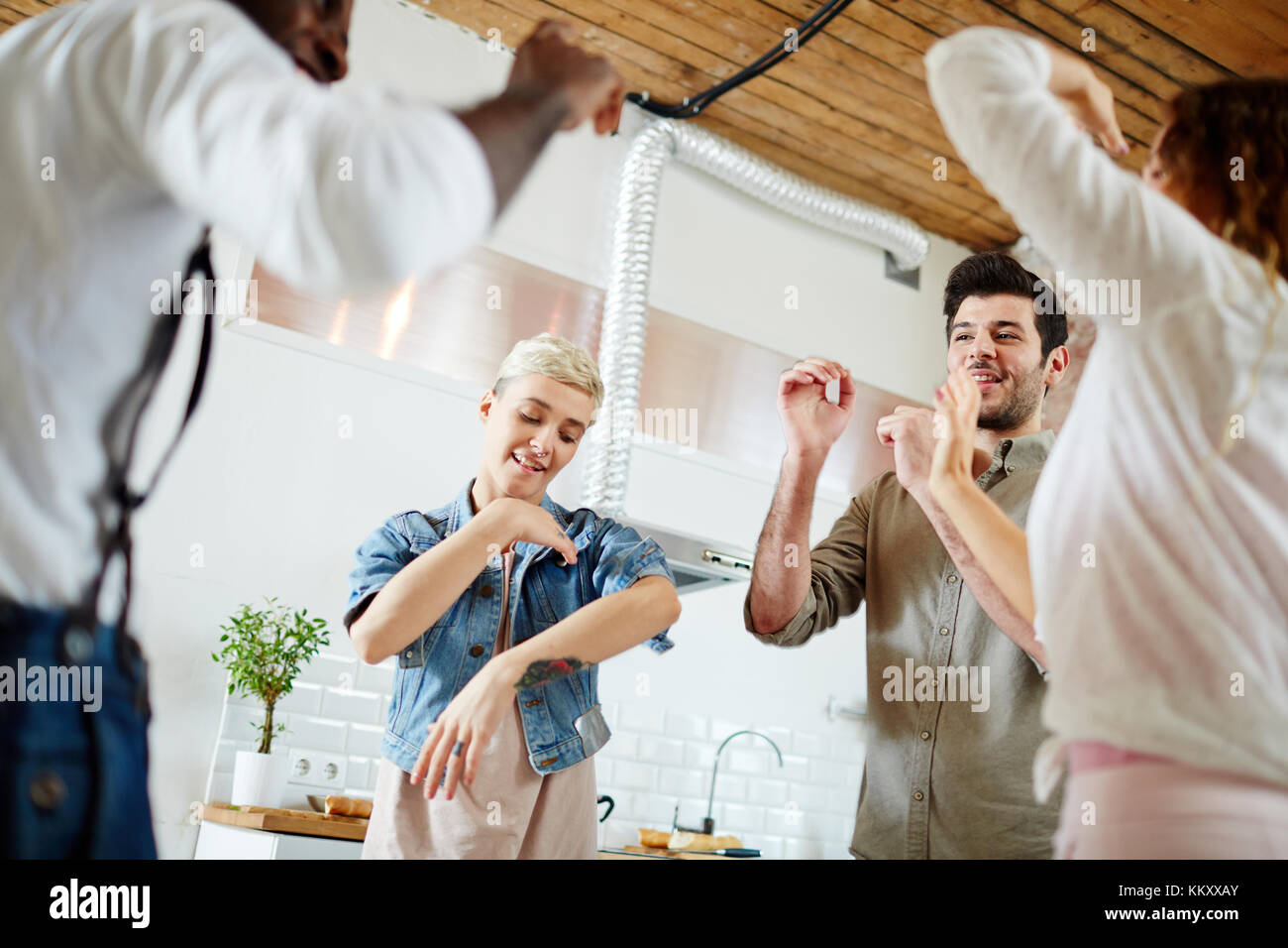 Two guys dancing hi-res stock photography and images - Alamy