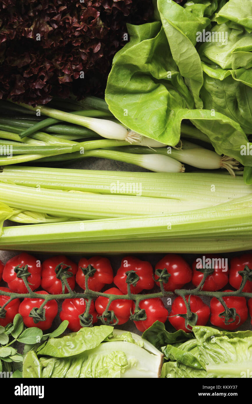 fresh salad background Stock Photo - Alamy