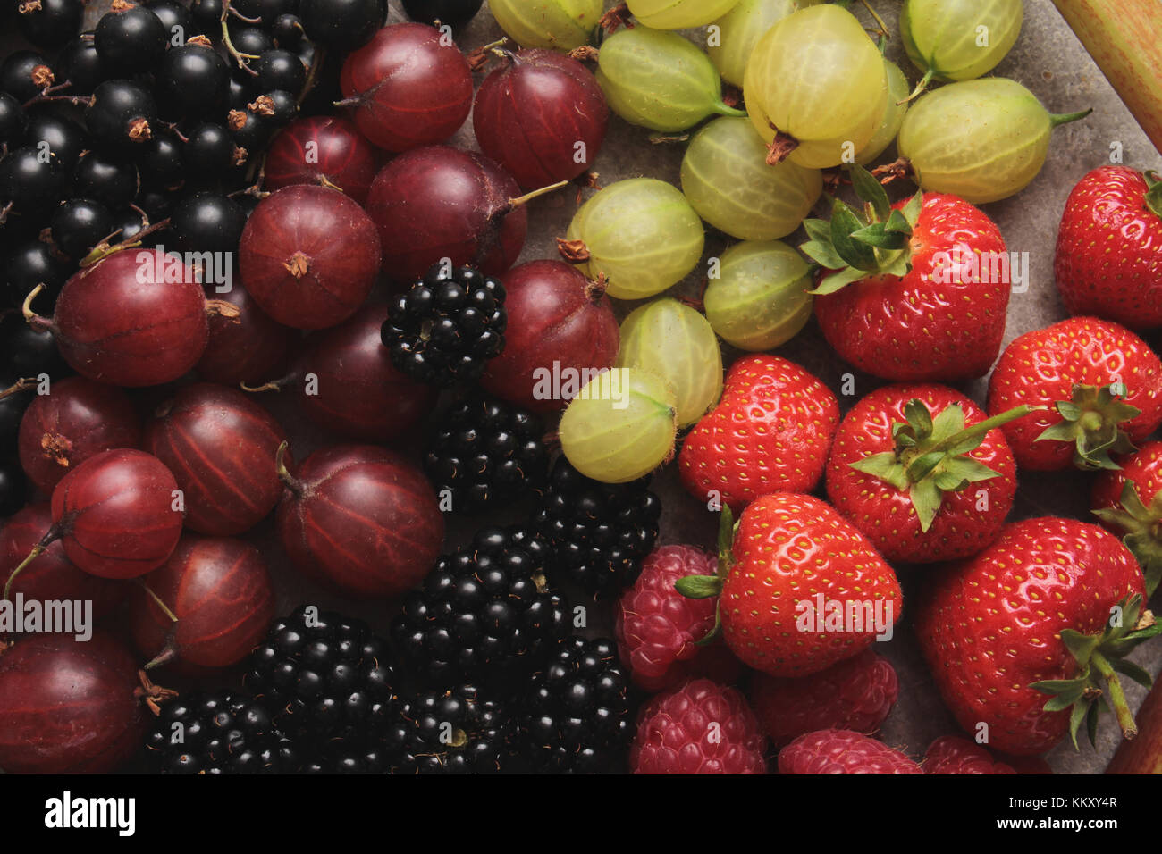 fresh summer fruit selection Stock Photo - Alamy